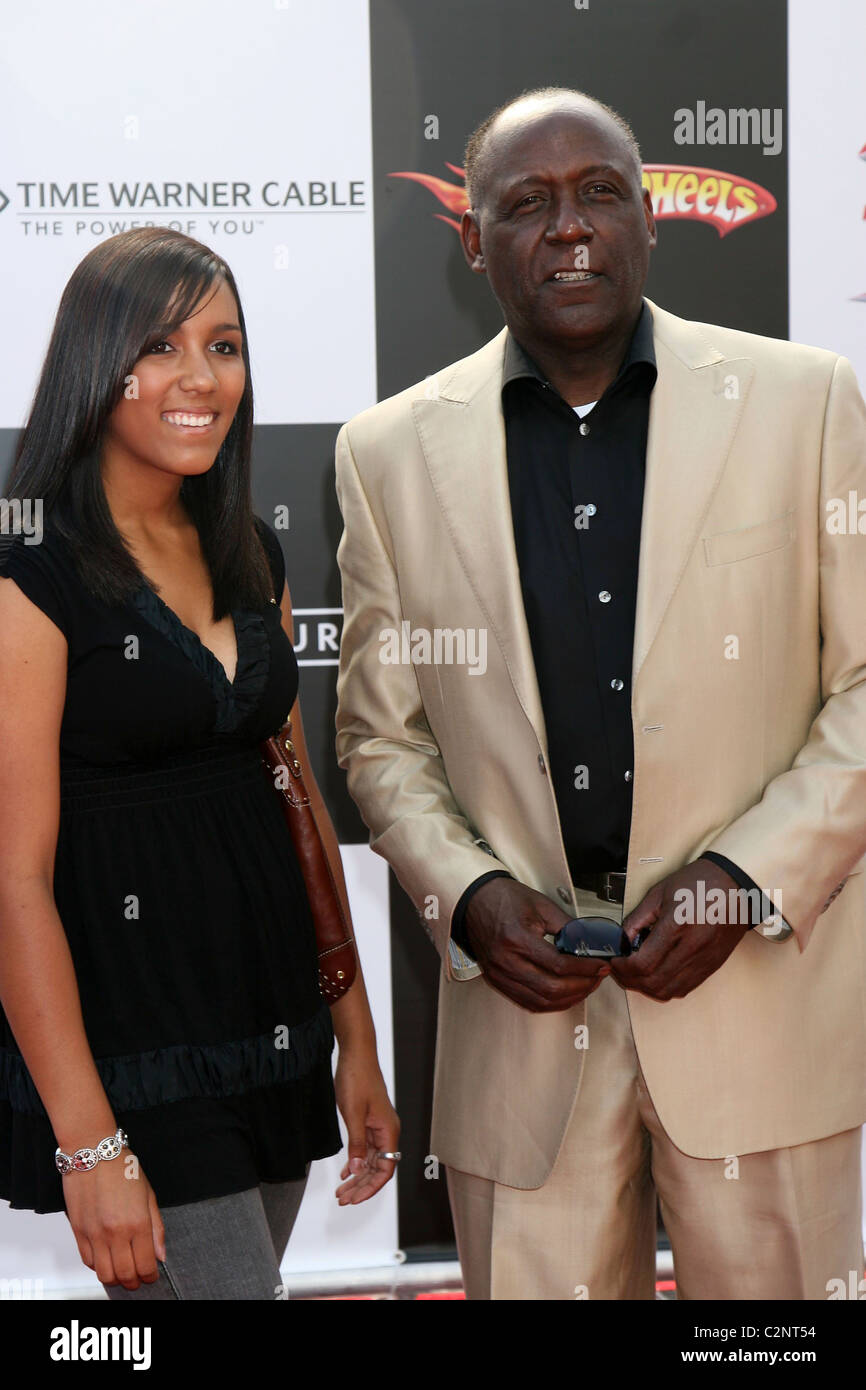 Richard Roundtree and Daughter 'Speed Racer' premiere held at the Nokia ...