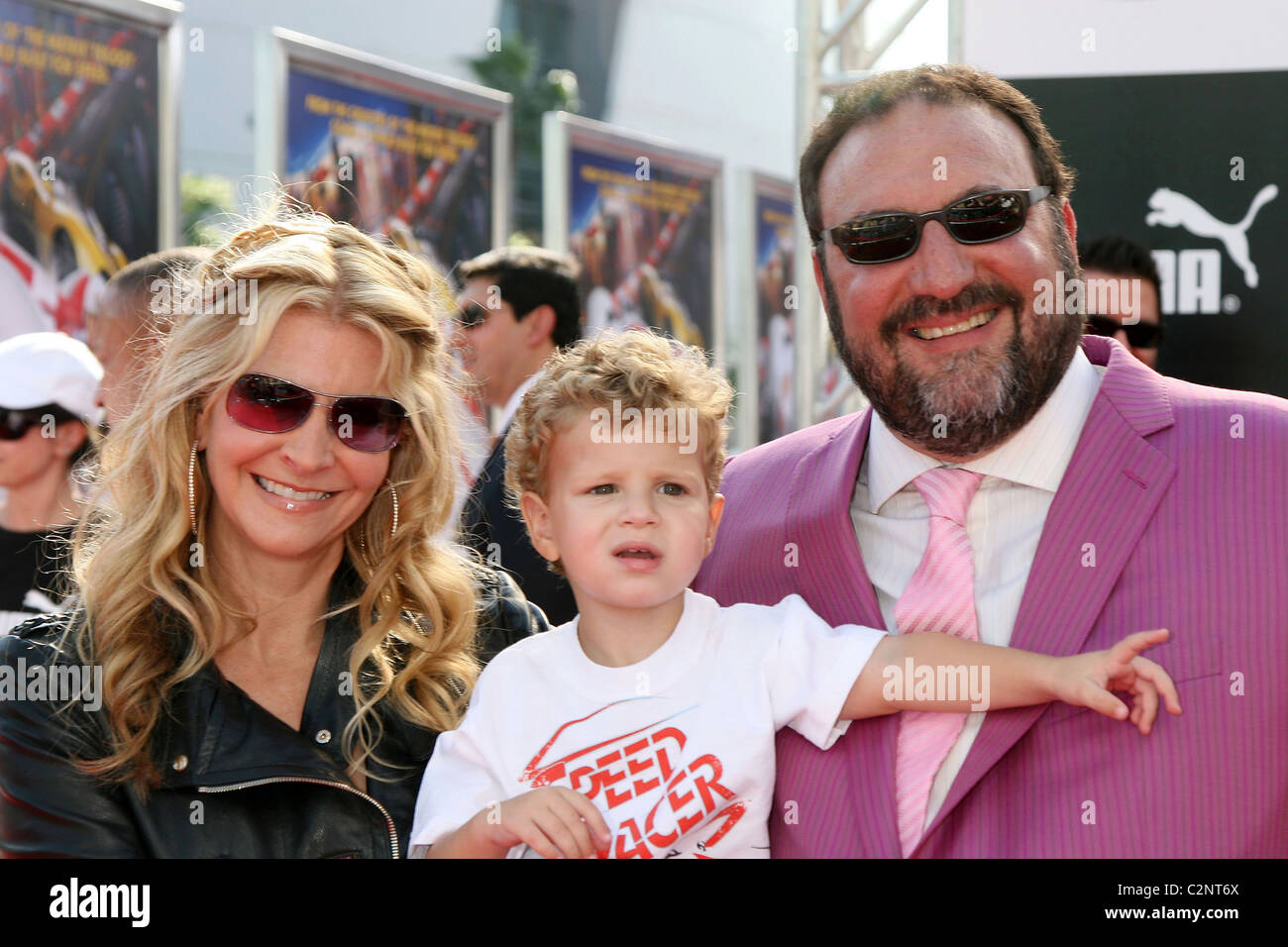 Joel Silver and Family 'Speed Racer' premiere held at the Nokia Theater ...