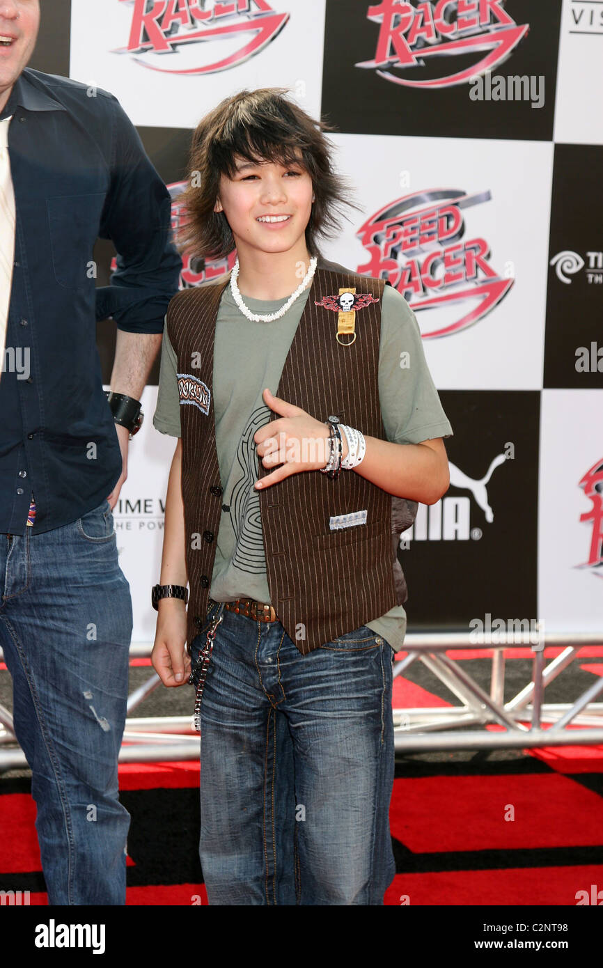 Boo Boo Stewart 'Speed Racer' premiere held at the Nokia Theater ...