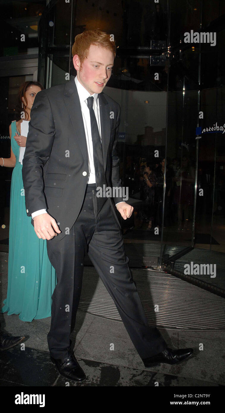 Charlie Clements Celebrities leaving the hotel on their way to the ...