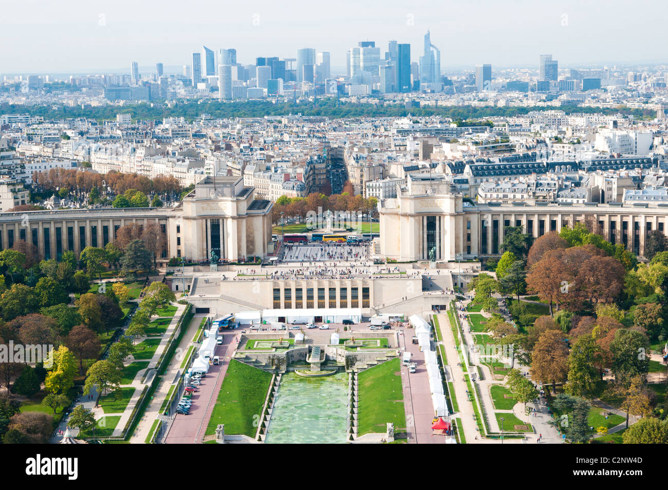Aerial of paris hi-res stock photography and images - Alamy