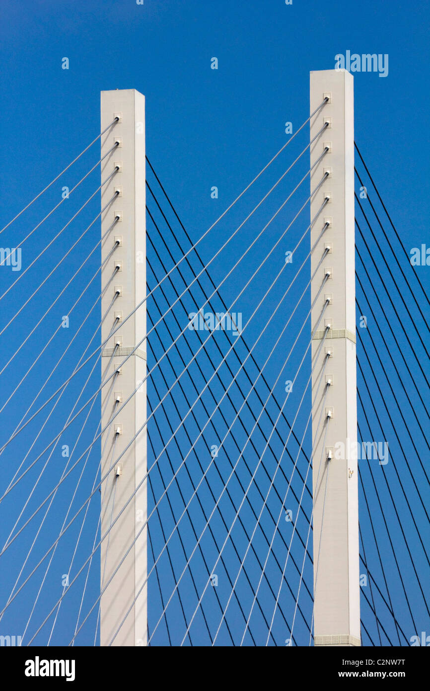 The Queen Elizabeth II Bridge dartford river thames M25 crossing london ...