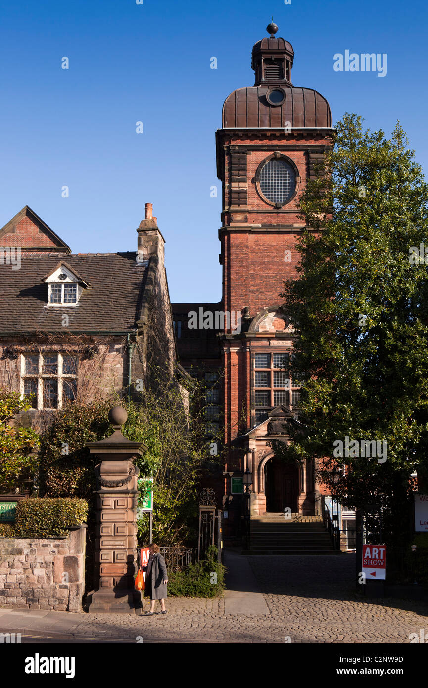 UK, England, Staffordshire, Leek, Stockwell Street, Nicholson Institute ...