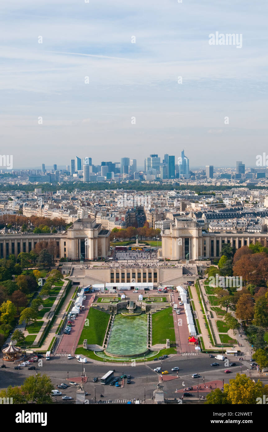 Aerial of paris hi-res stock photography and images - Alamy