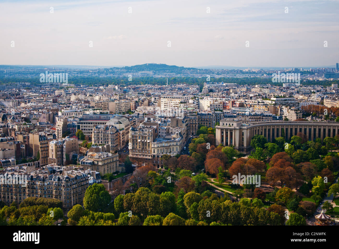 Aerial panoramic view of Paris Stock Photo - Alamy