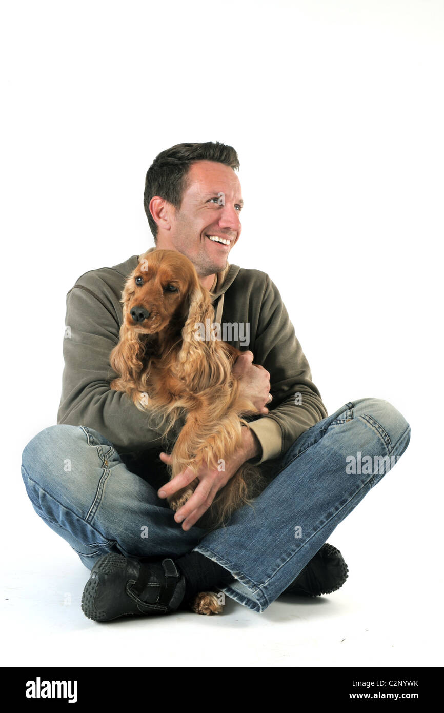 Cocker spaniel happy Cut Out Stock Images & Pictures - Alamy