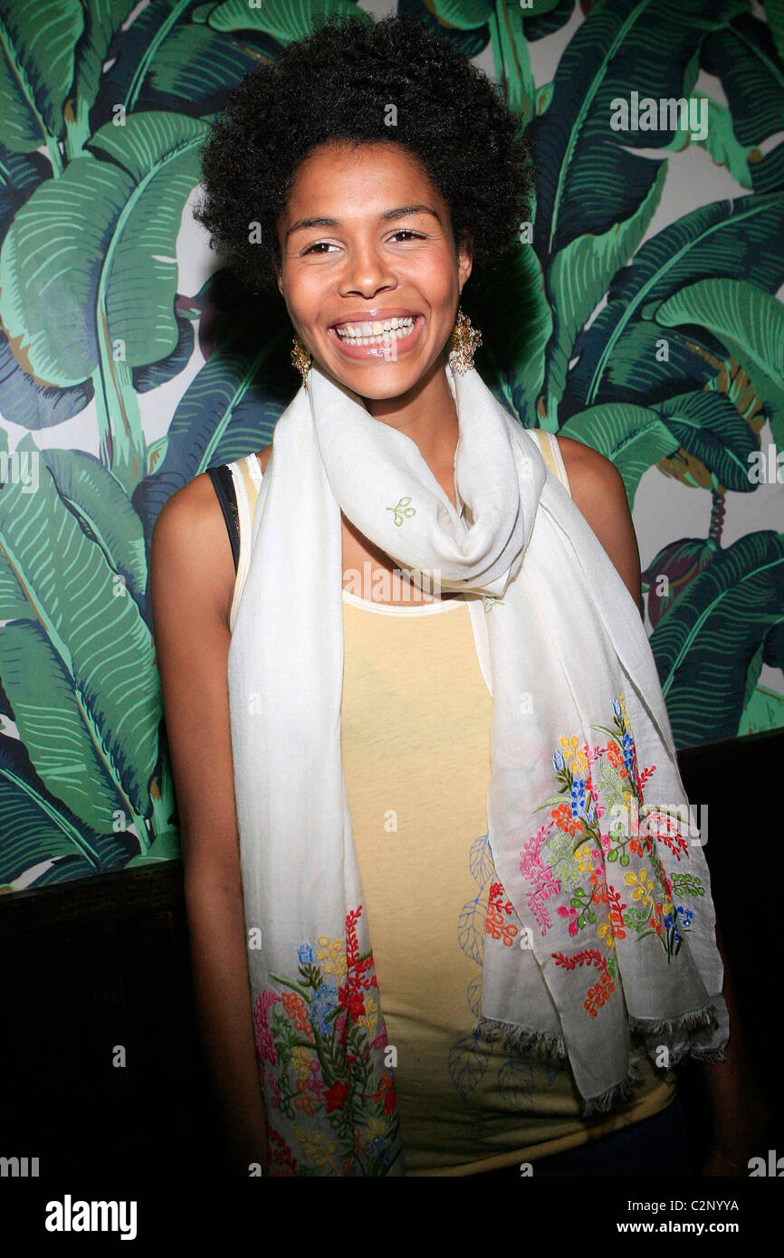 German singer-songwriter Ayo parties at Hiro Ballroom New York City ...