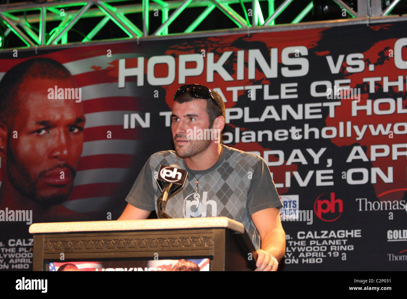 Joe Calzaghe The final press conference for Bernard Hopkins and Joe ...