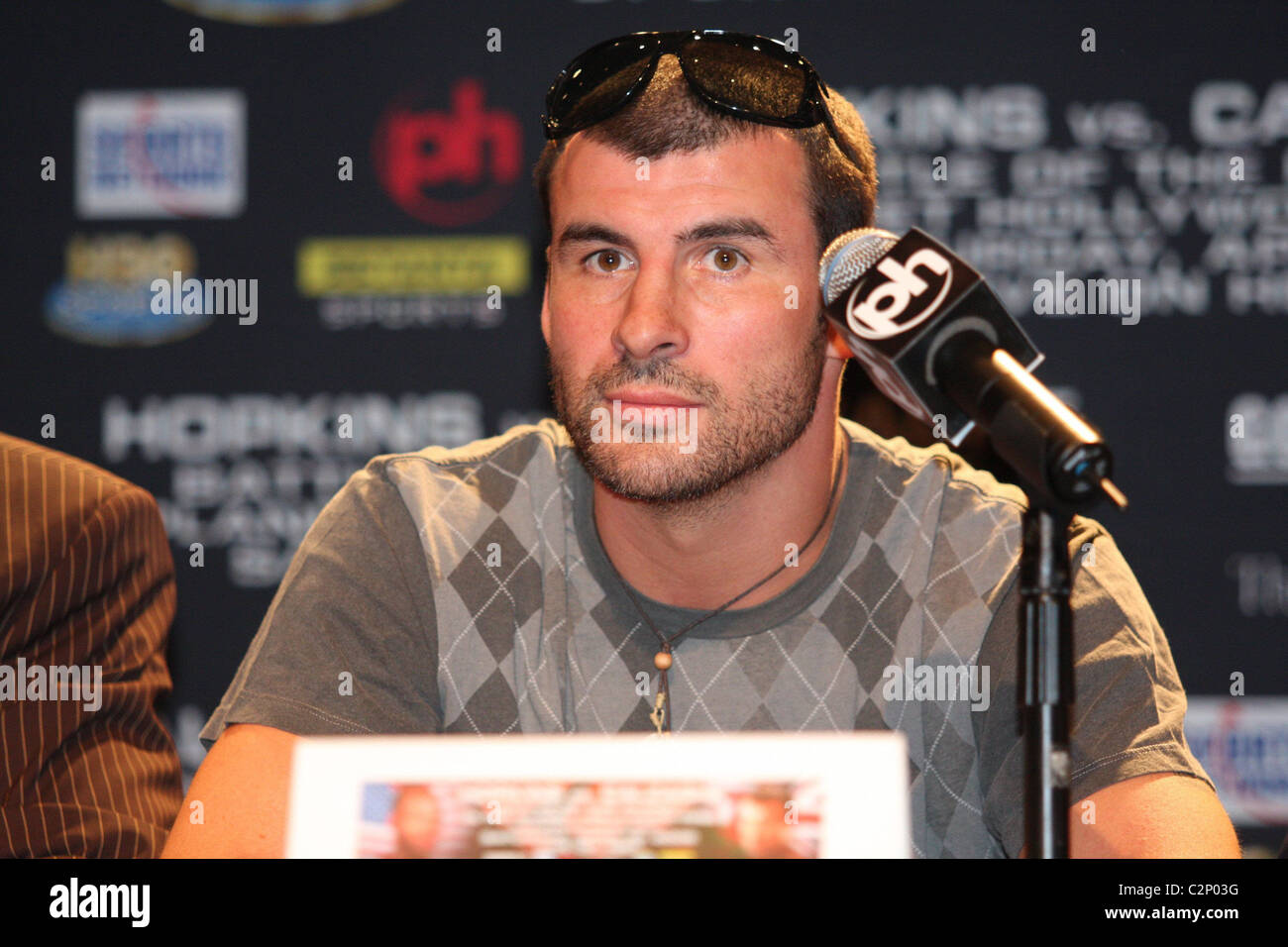 Joe Calzaghe The final press conference for Bernard Hopkins and Joe ...