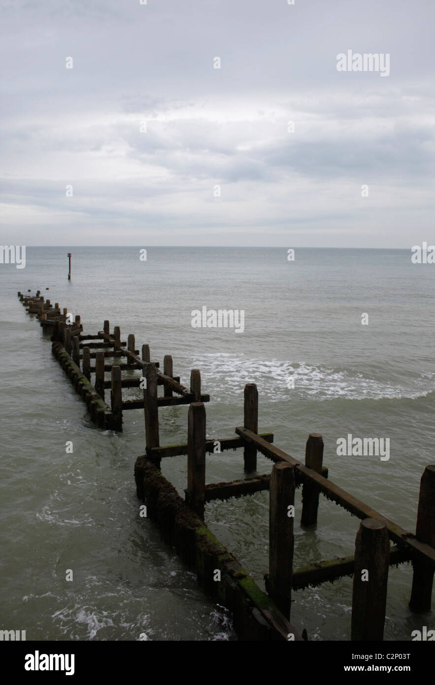Weathered groyne hi-res stock photography and images - Alamy
