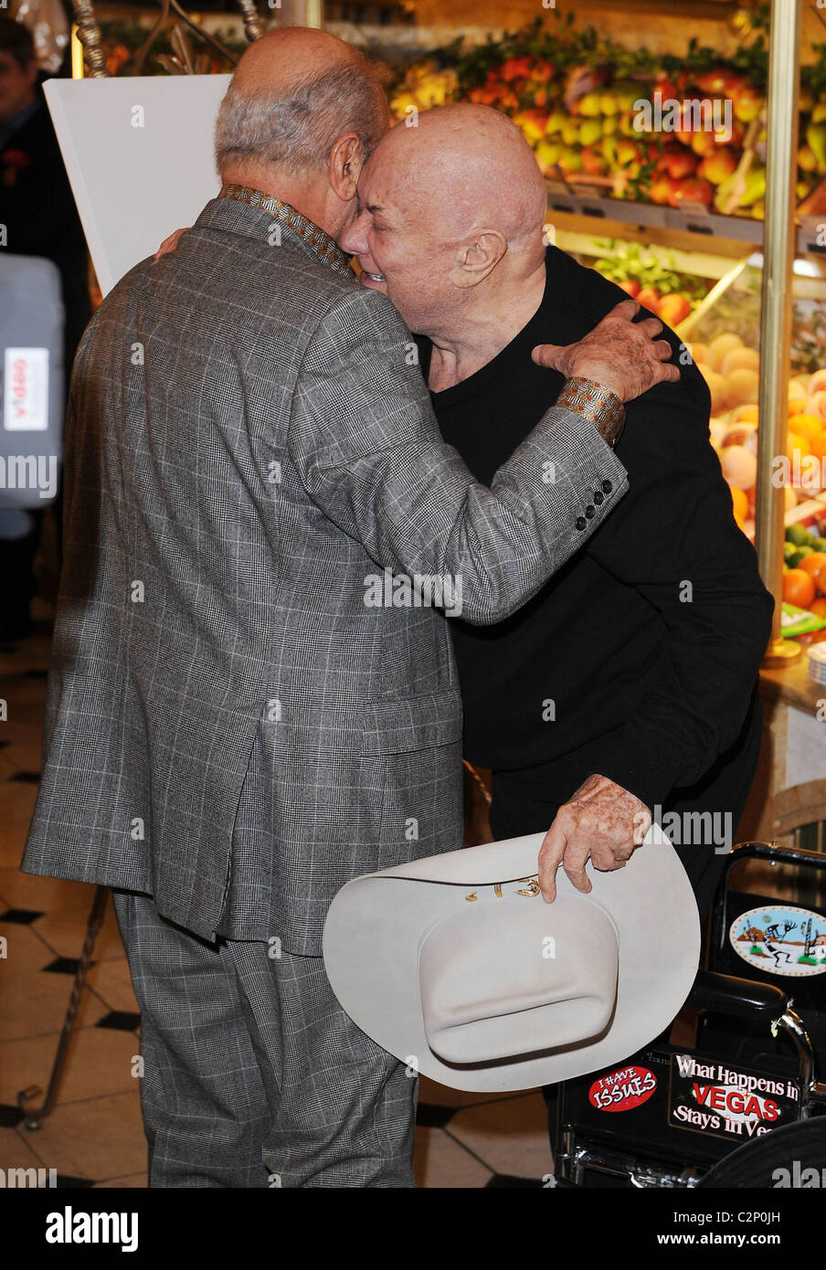 Mohammed Al-Fayed and Tony Curtis Tony Curtis visits Harrods department ...