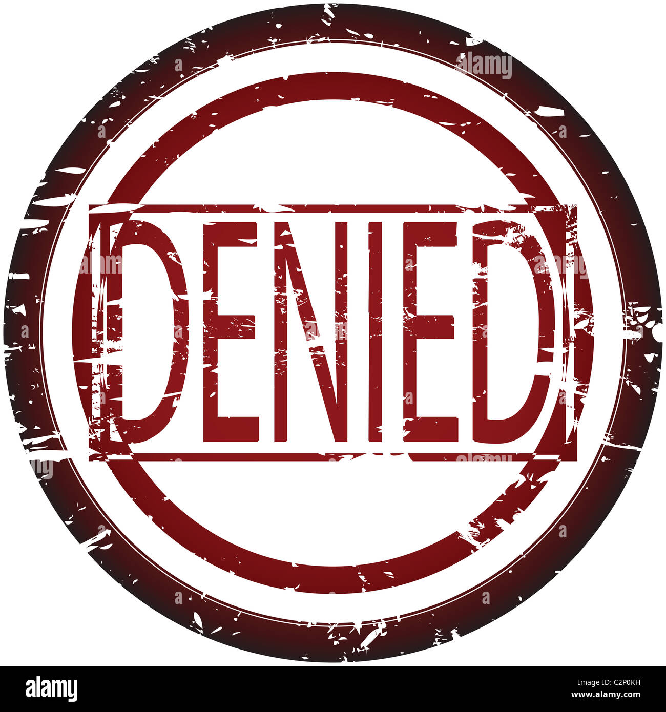 Denied imprint hi-res stock photography and images - Alamy