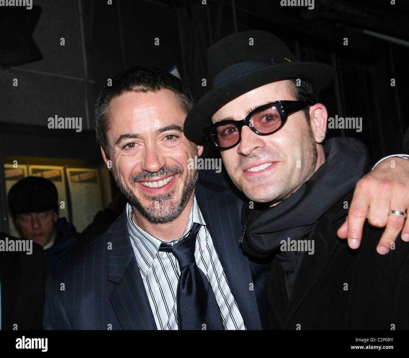 Robert downey jr and justin theroux hi-res stock photography and images ...