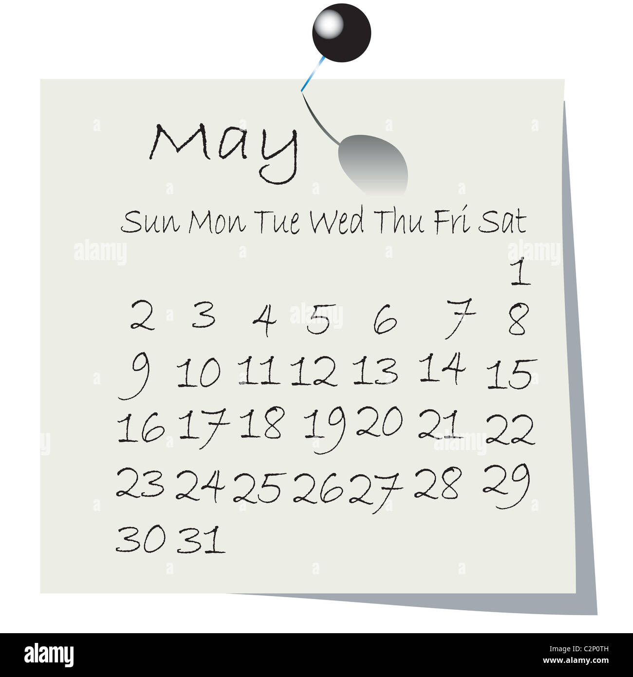 Calendar 2010 Cut Out Stock Images & Pictures - Alamy