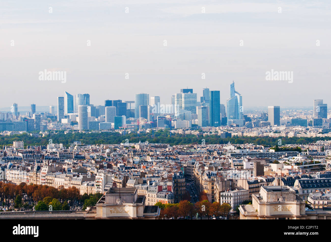Aerial of paris hi-res stock photography and images - Alamy