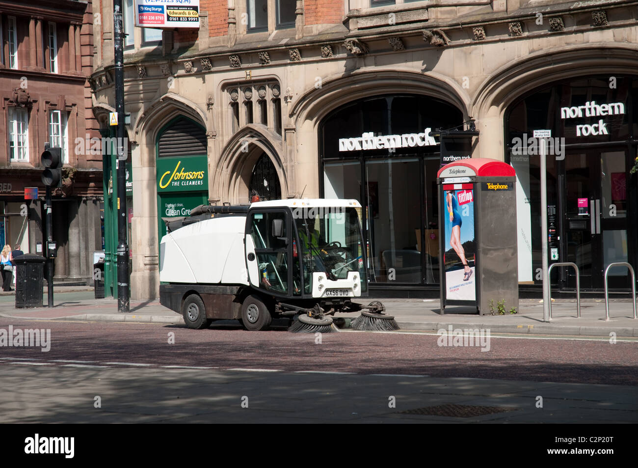 Cleaning streets city centre hi-res stock photography and images - Alamy