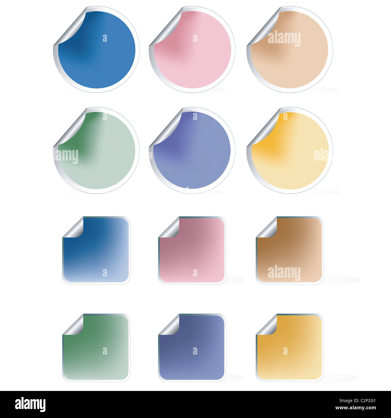 Fresh labels collection Stock Photo - Alamy