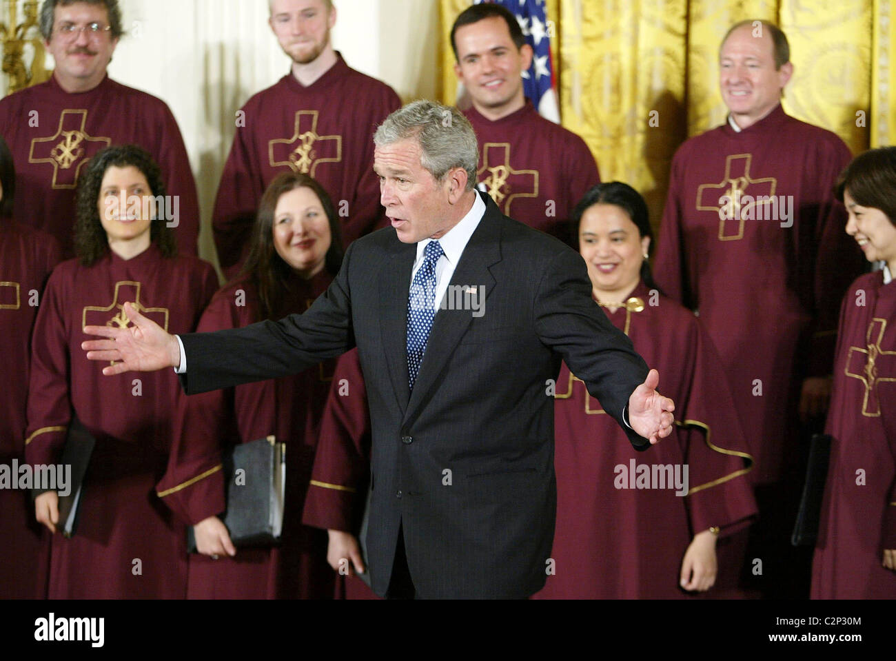 National day prayer bush hi-res stock photography and images - Alamy