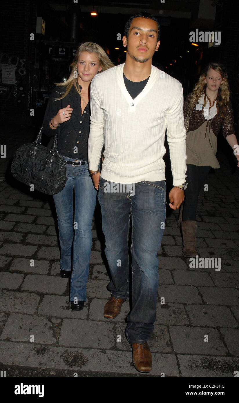 Melanie slade theo walcott arrive hi-res stock photography and images ...