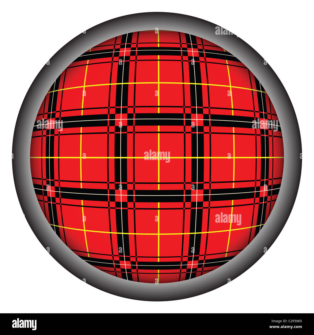 Fabric illustration colorful tartan Cut Out Stock Images & Pictures - Alamy
