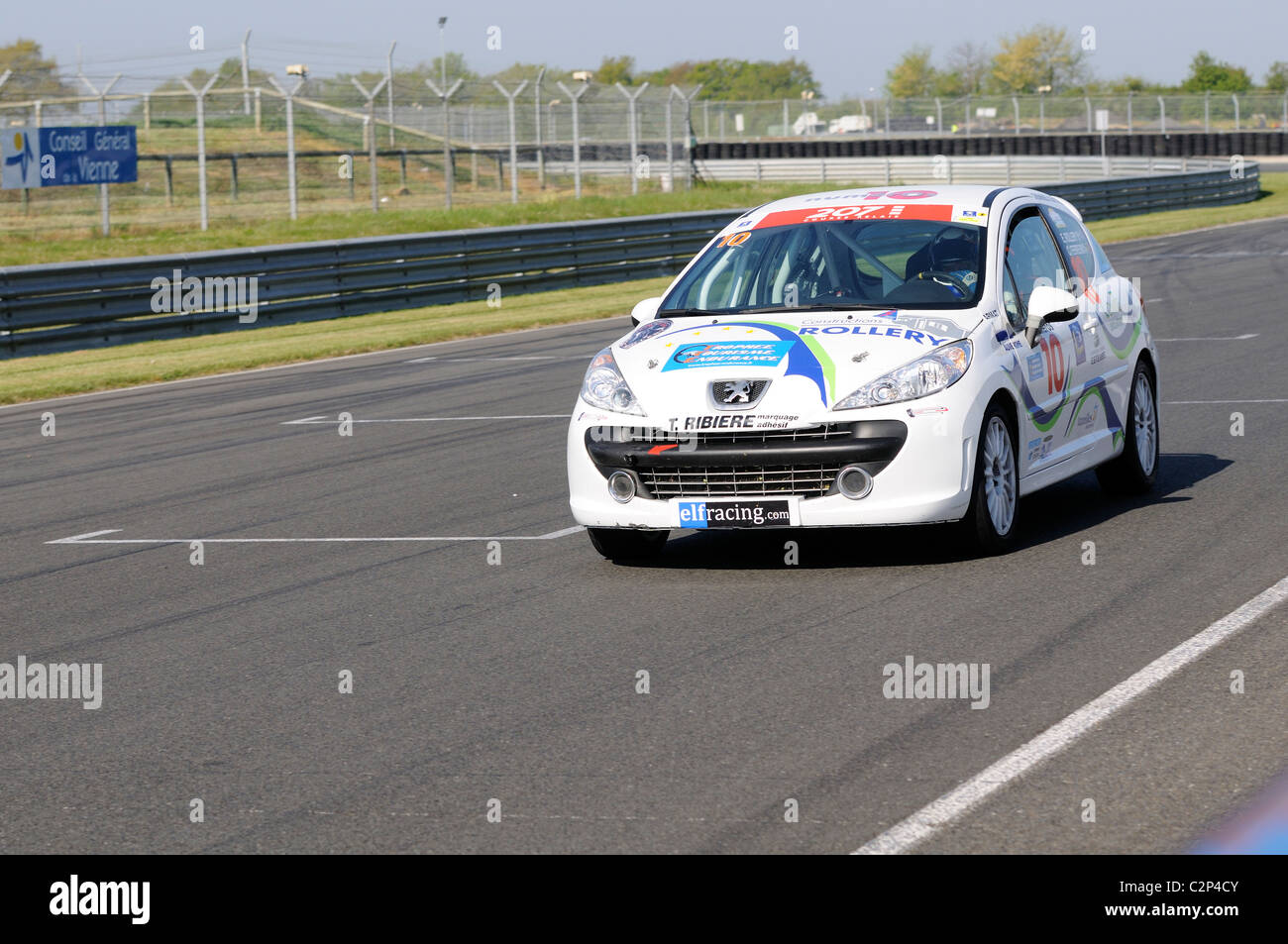 Stock photo of saloon cars racing in the endurance trophy at the ...