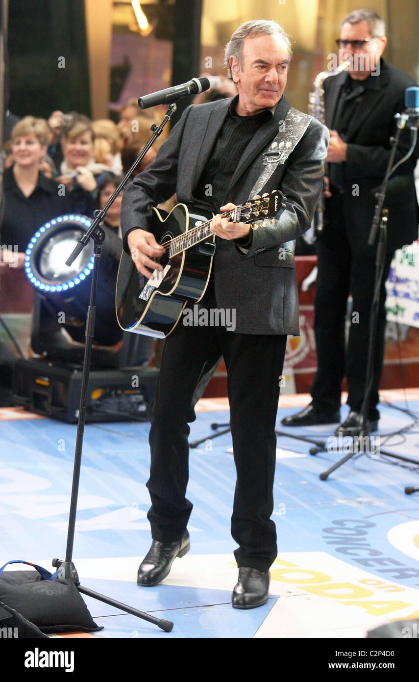 Neil Diamond performs live on NBC's 'The Today Show' Toyota Concert ...