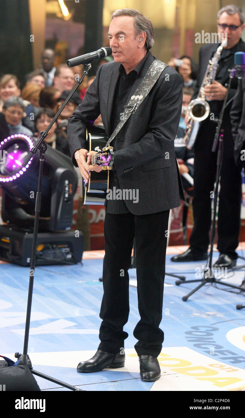 Neil Diamond performs live on NBC's 'The Today Show' Toyota Concert ...