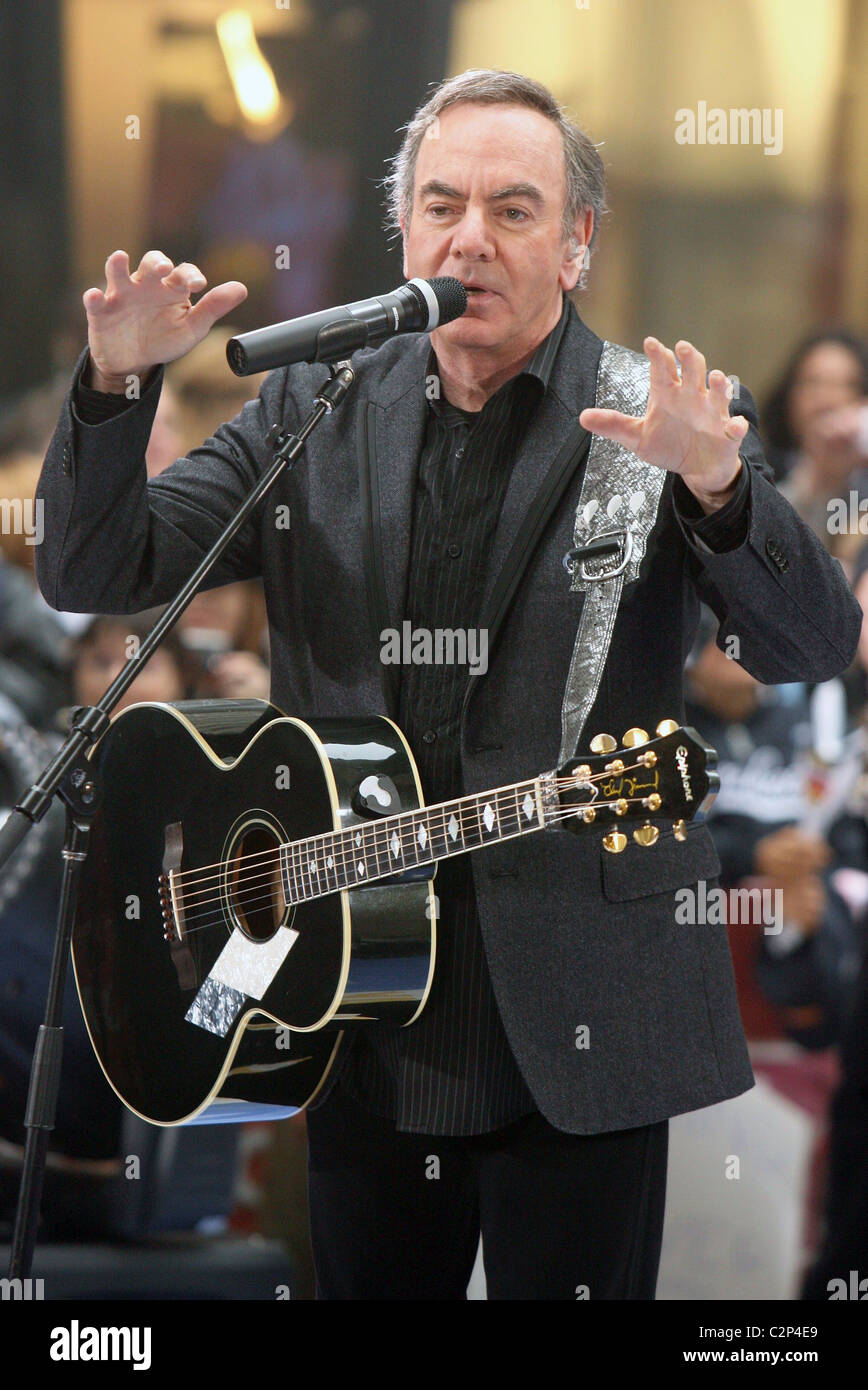 Neil Diamond performs live on NBC's 'The Today Show' Toyota Concert ...