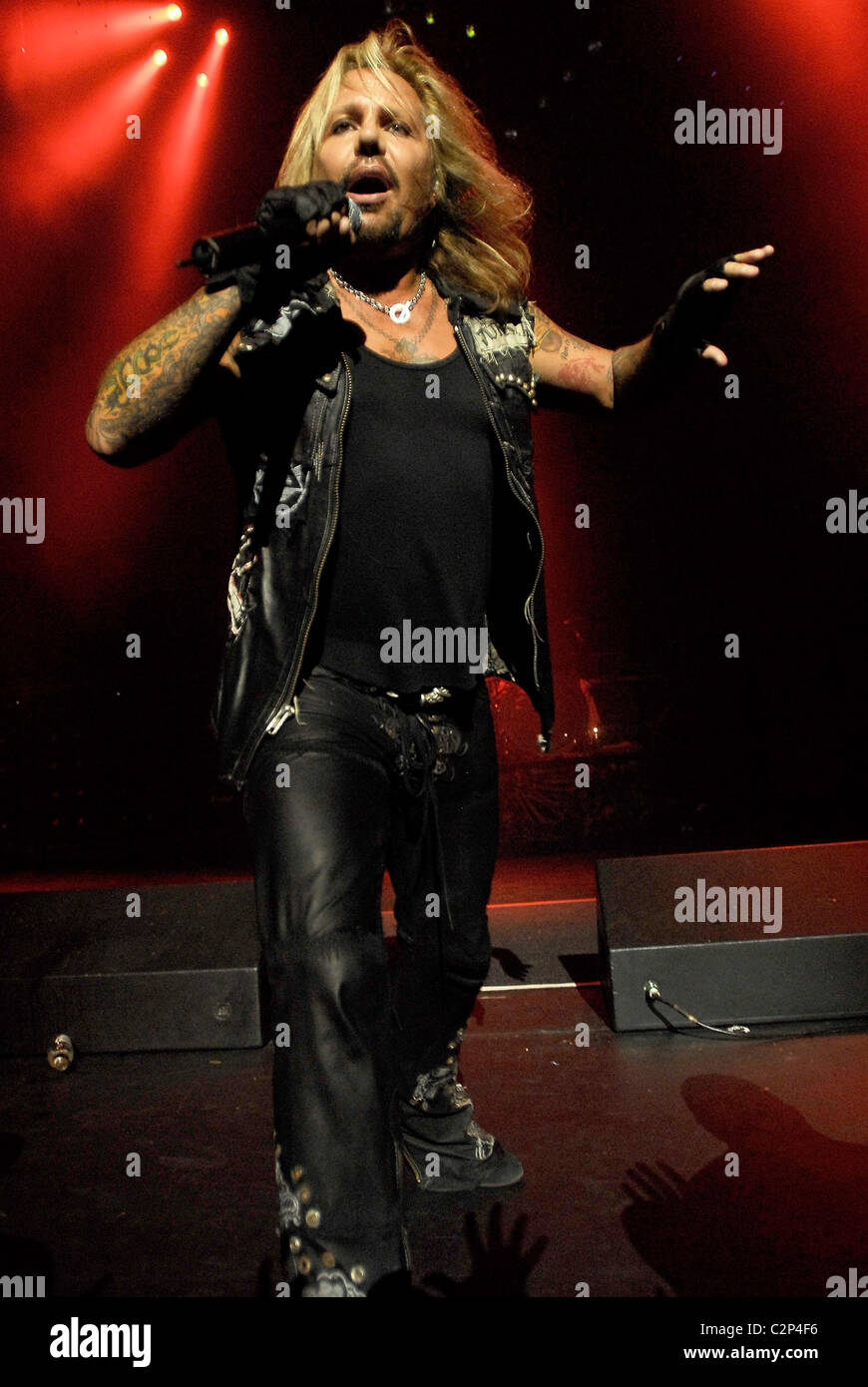 Vince Neil Motley Crue performing live at the Apollo Hammersmith London ...