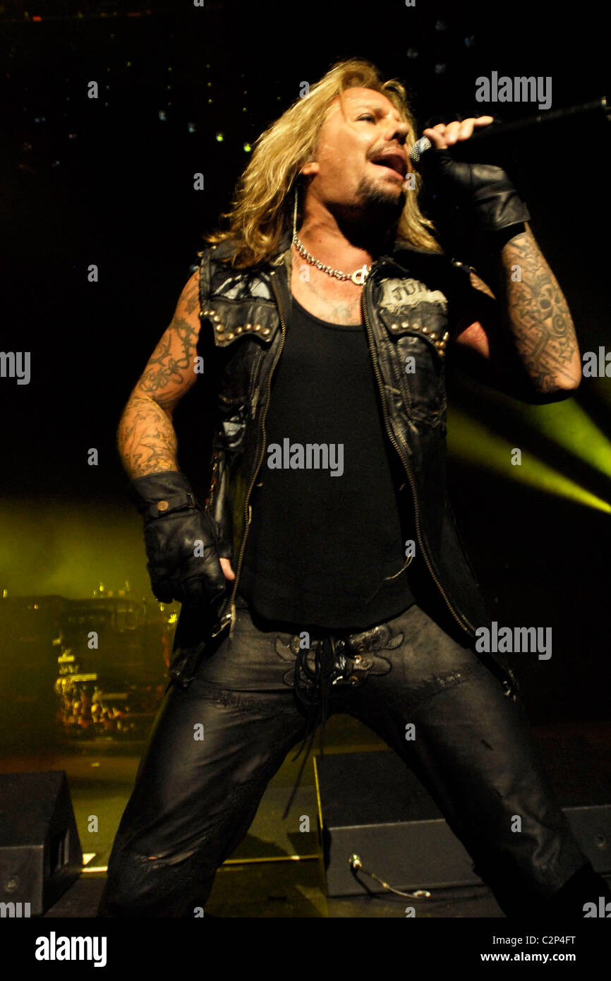 Vince Neil Motley Crue performing live at the Apollo Hammersmith London ...