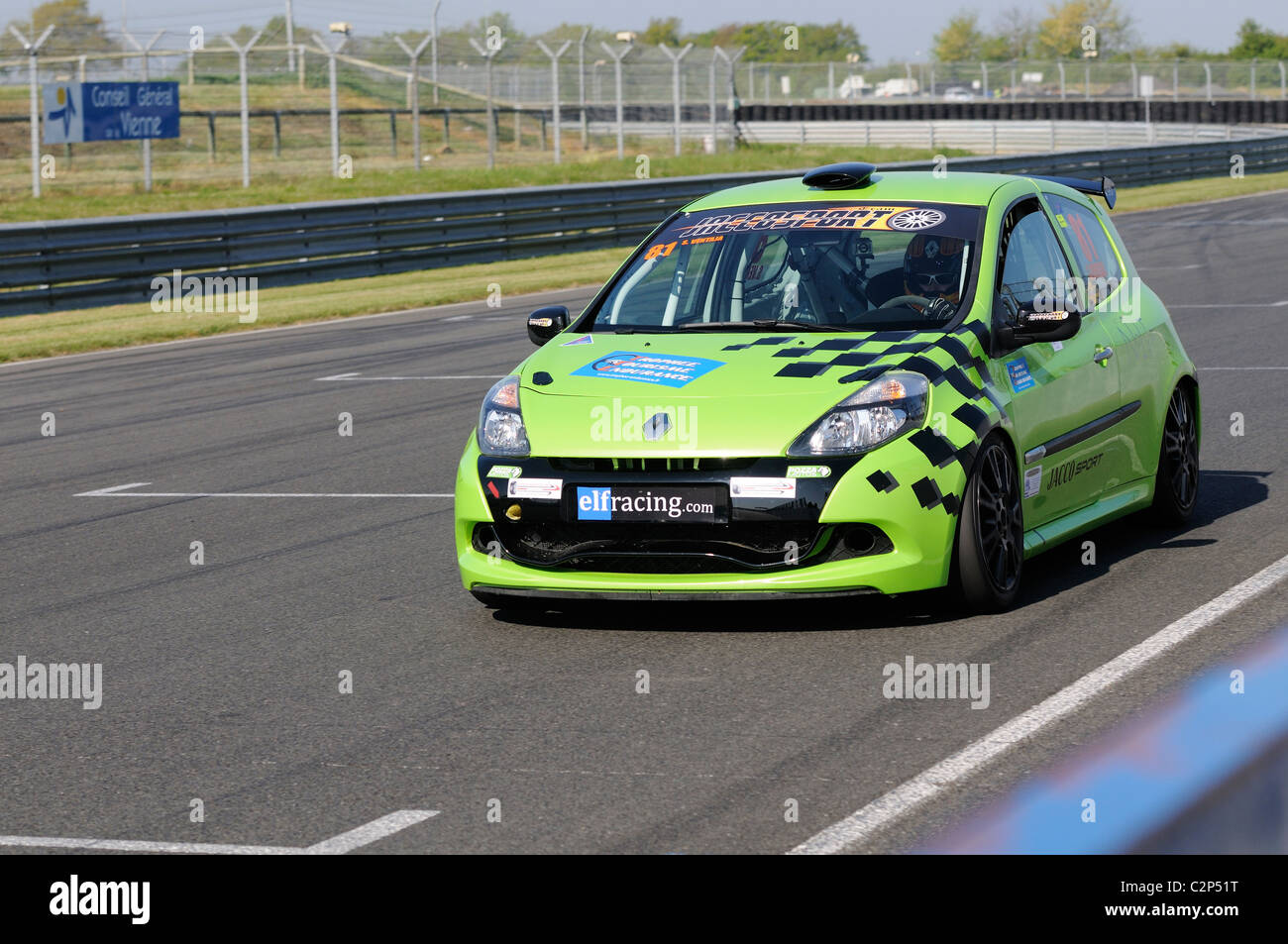 Stock photo of saloon cars racing in the endurance trophy at the ...