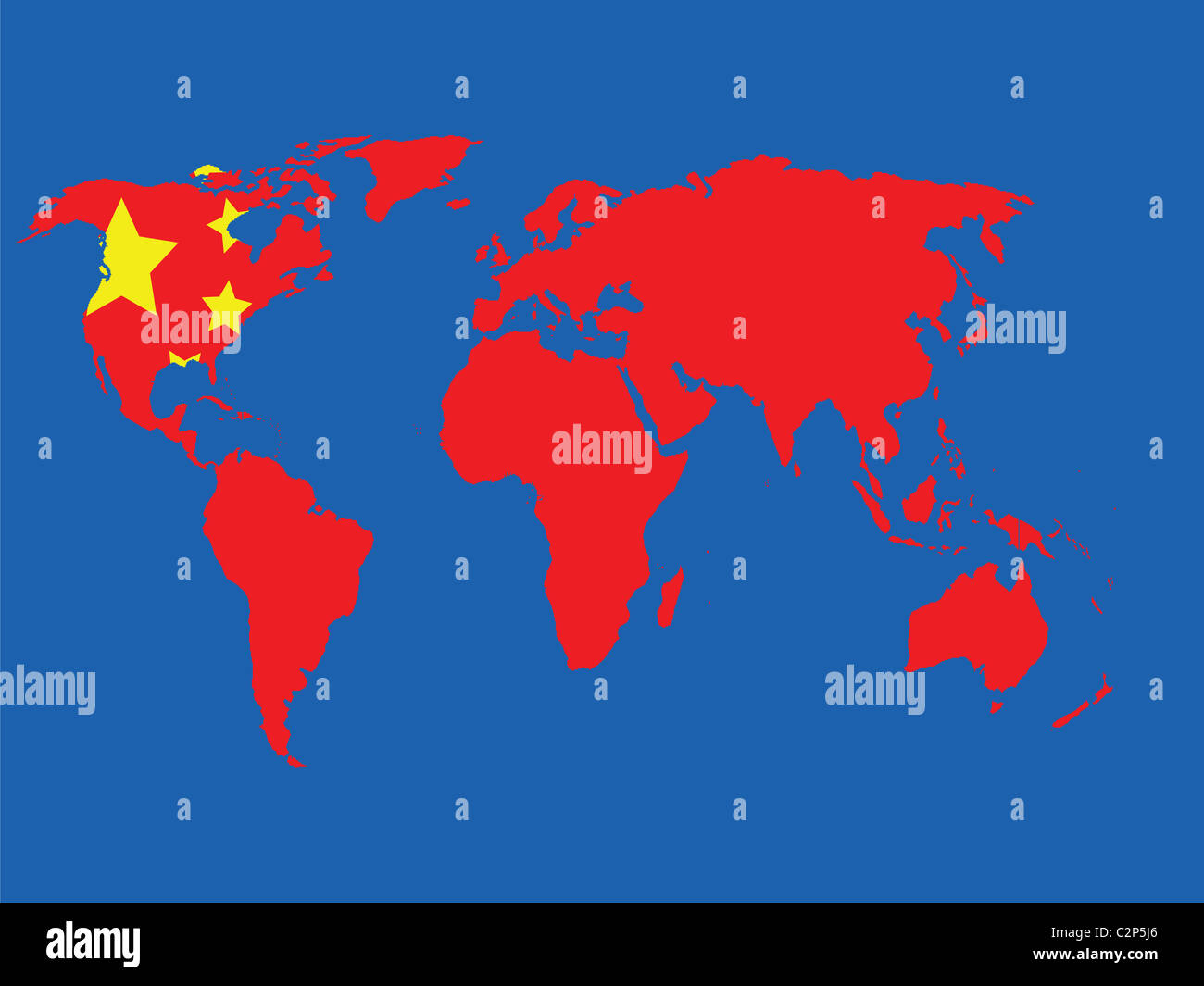 Economical world map Stock Photo - Alamy