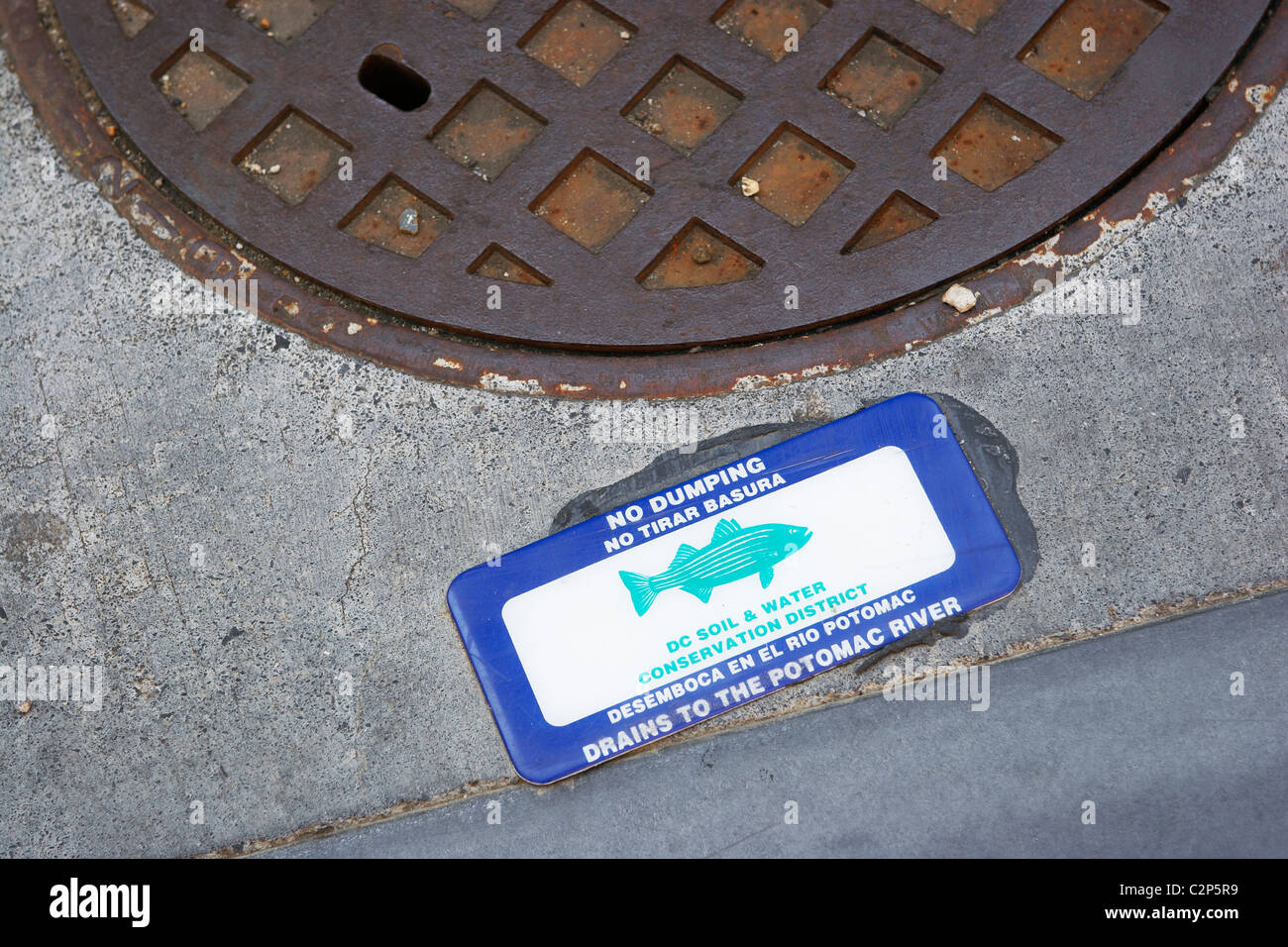 Pollution water manhole hi-res stock photography and images - Alamy