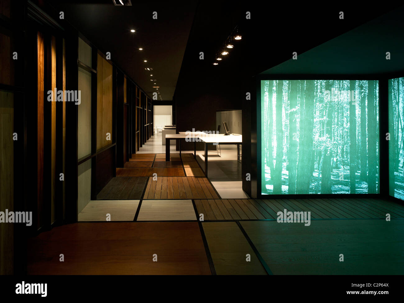 Park house studio Barcelona Stock Photo - Alamy