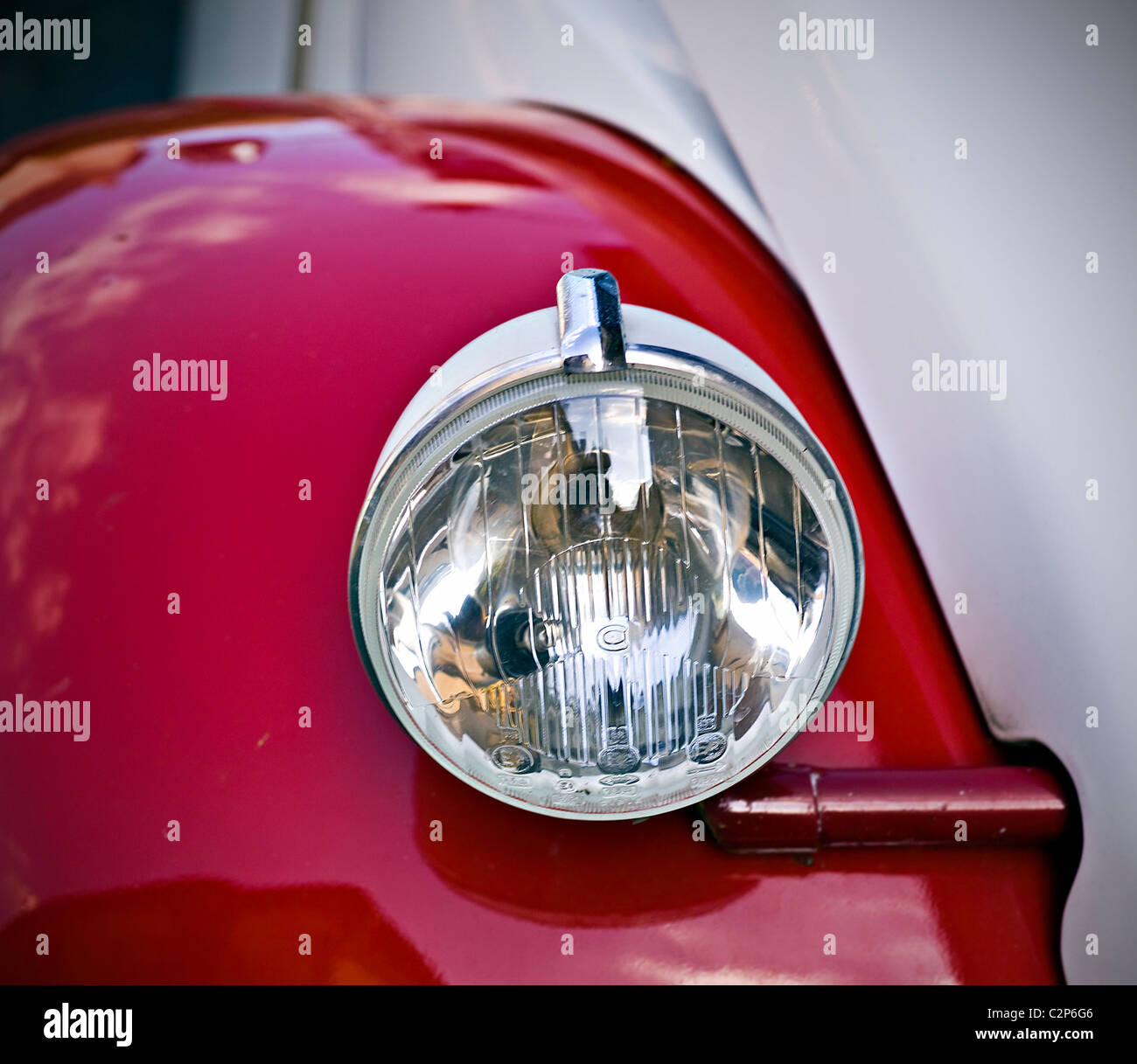 Detail of Citroen 2CV, iconic French motor car Stock Photo - Alamy