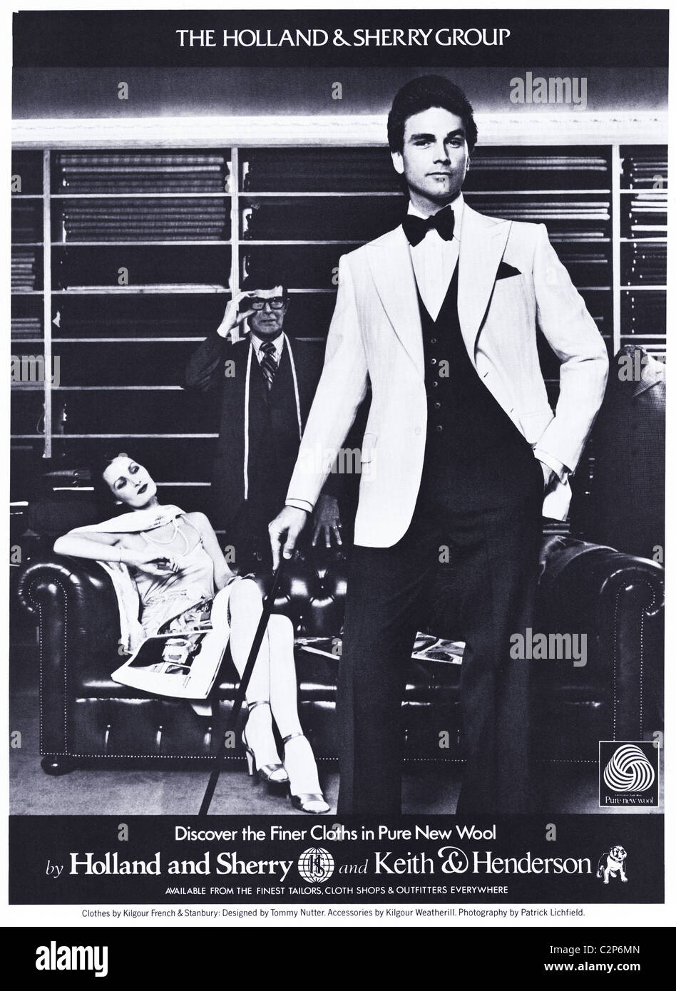 Fashion advertisement in men's magazine circa 1978 photography by ...