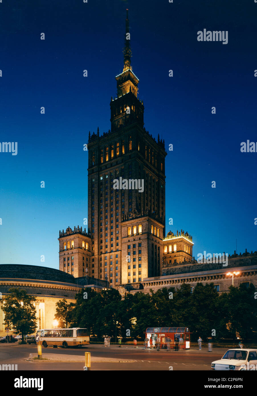 Palace of Culture and Science, Warsaw Stock Photo - Alamy