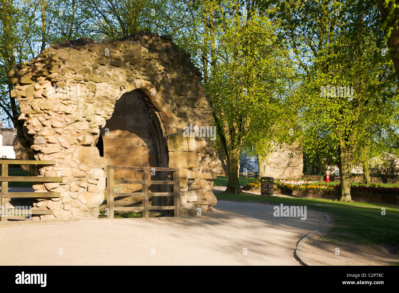 Knaresborough Castle in Spring Knaresborough North Yorkshire England ...