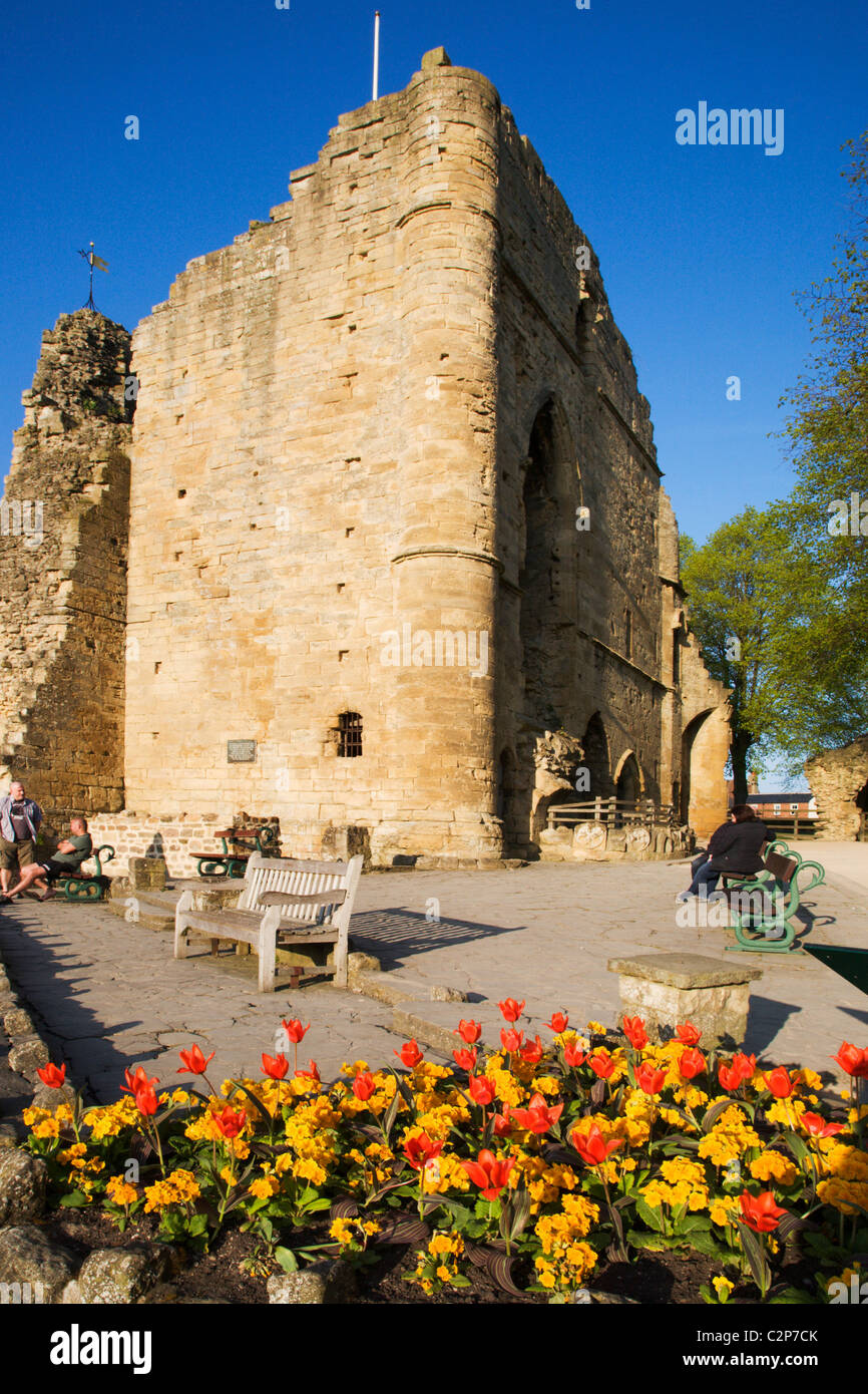 Knaresborough Castle in Spring Knaresborough North Yorkshire England ...