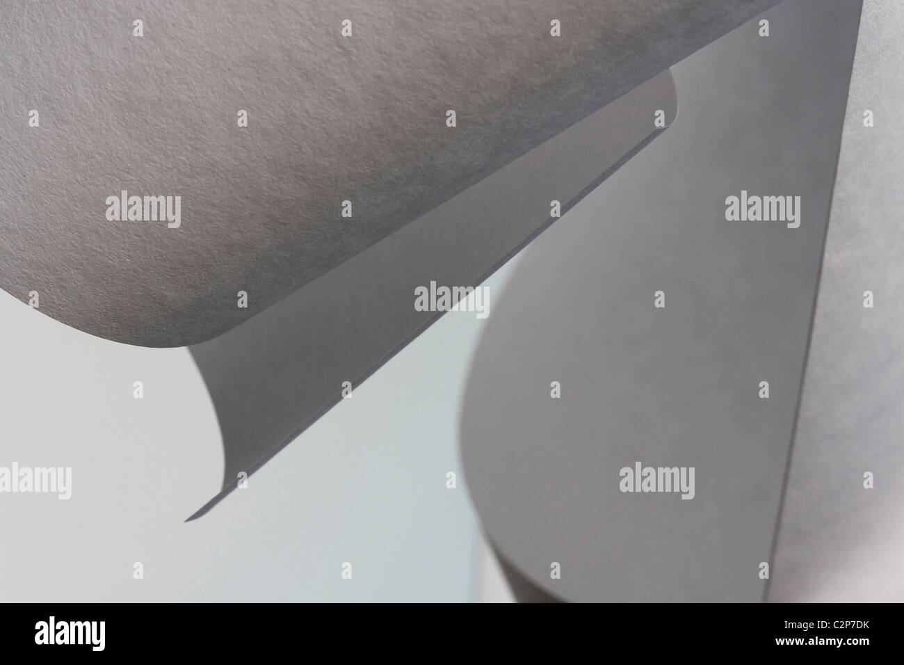 paper strip of paper roll for printers Stock Photo - Alamy