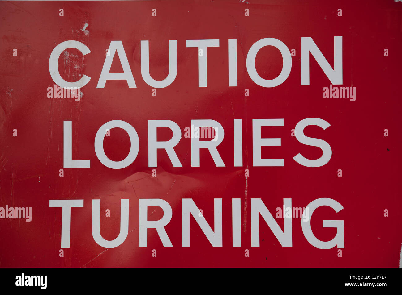 Construction site traffic signs hi-res stock photography and images - Alamy