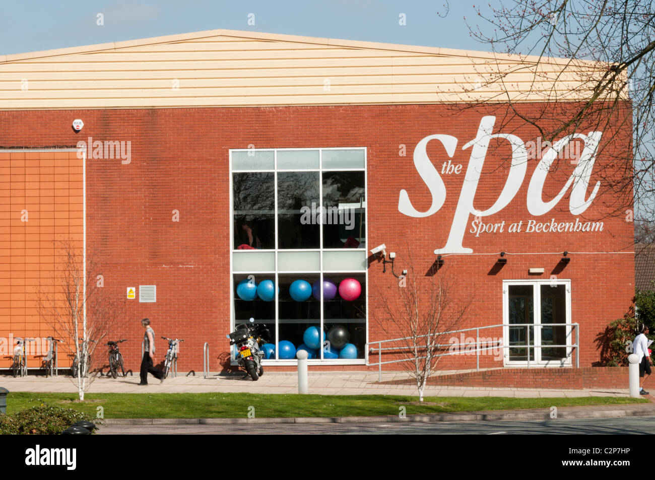 The Spa swimming pool, gym and leisure centre at Beckenham, Kent Stock ...