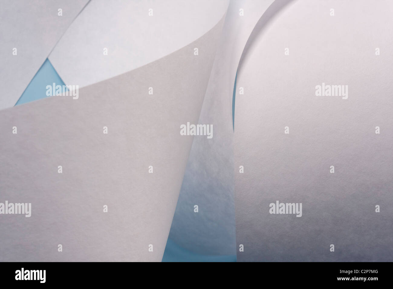 paper strip of paper roll for printers Stock Photo - Alamy