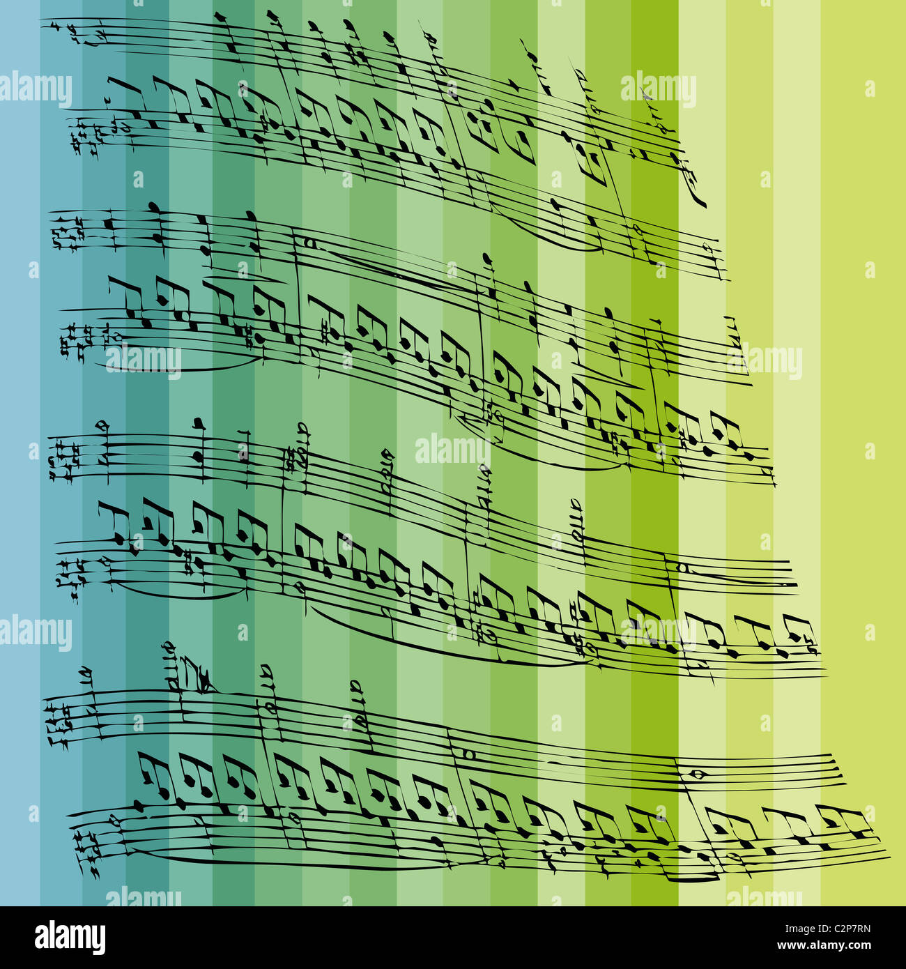 Musical notes background Stock Photo - Alamy