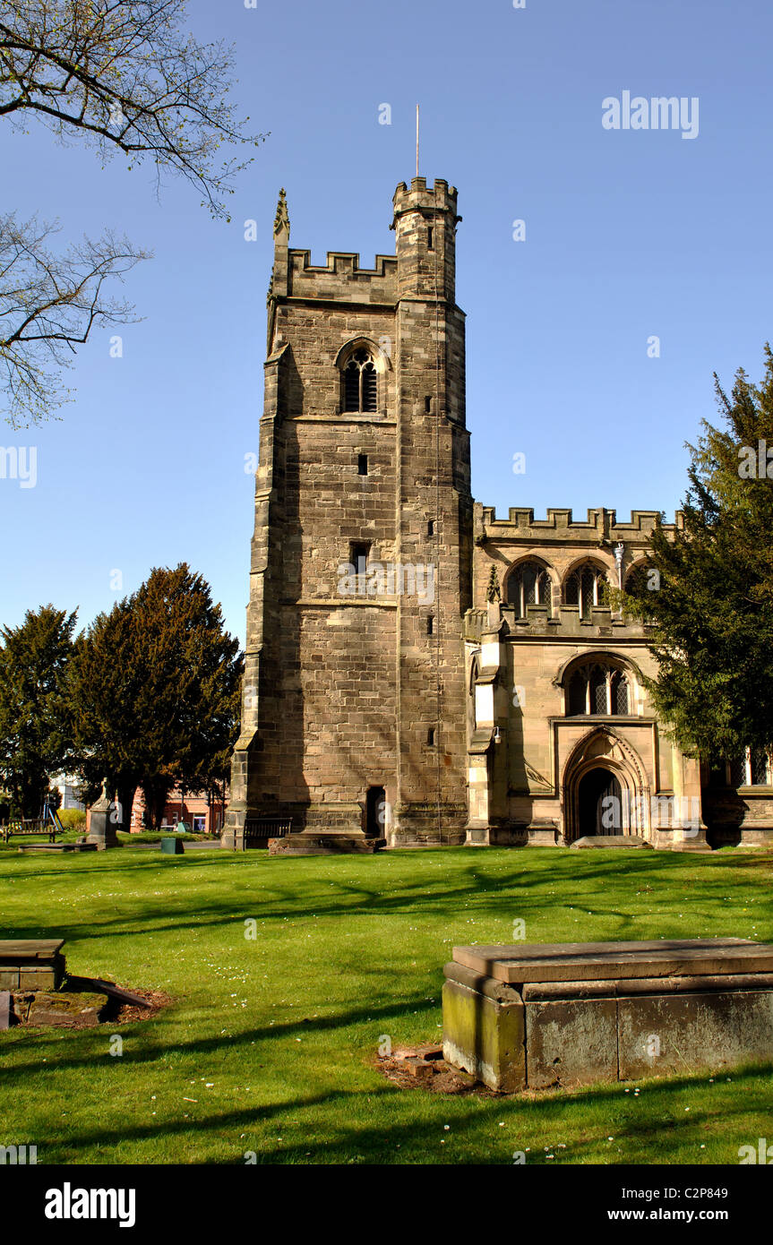 St. Nicolas Church, Nuneaton, Warwickshire, England, UK Stock Photo - Alamy