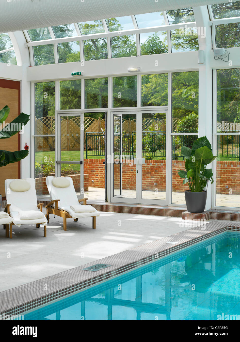 Four Seasons Spa, Dogmersfield Park Stock Photo - Alamy
