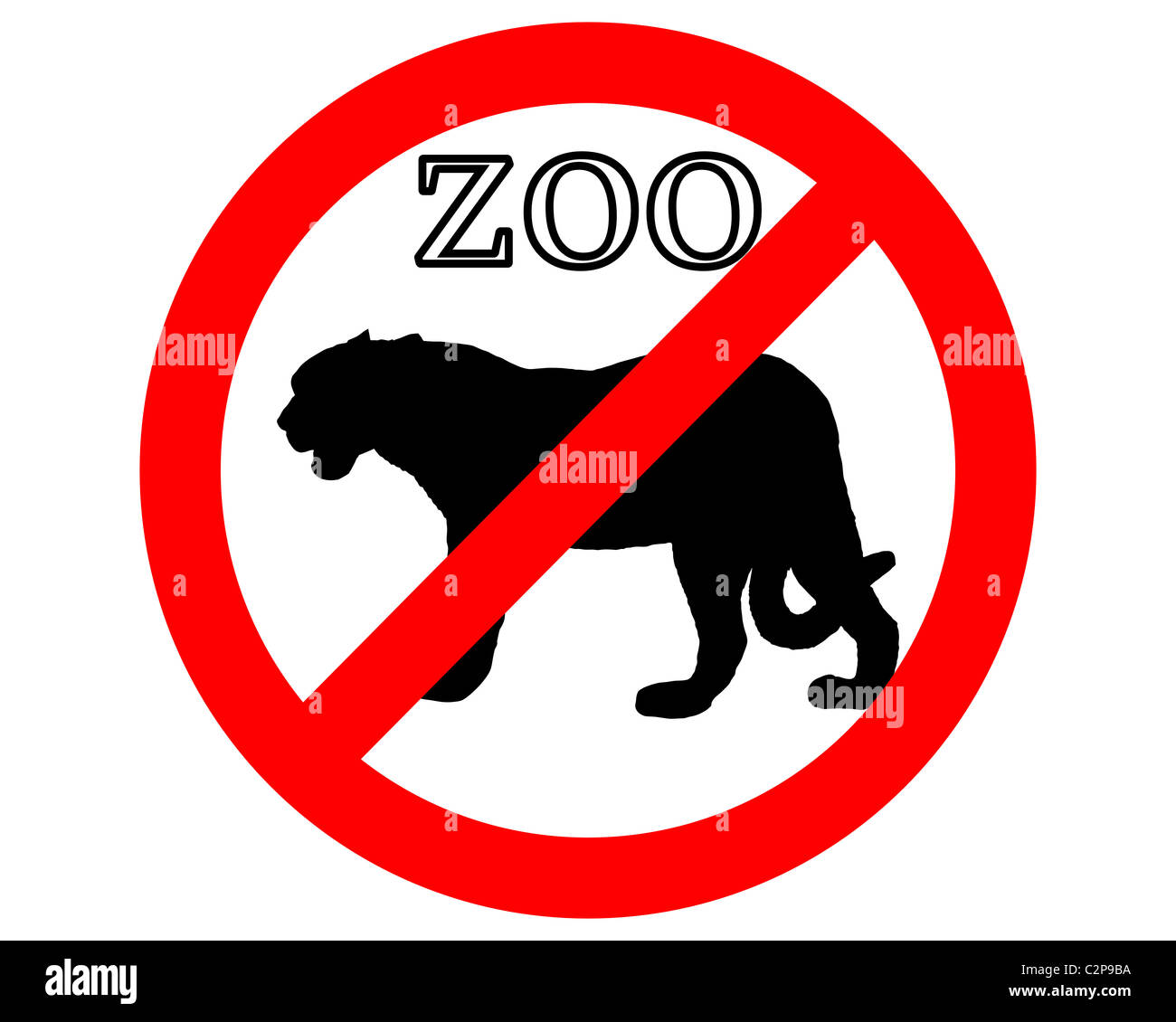 Jaguar in zoo prohibited Stock Photo - Alamy