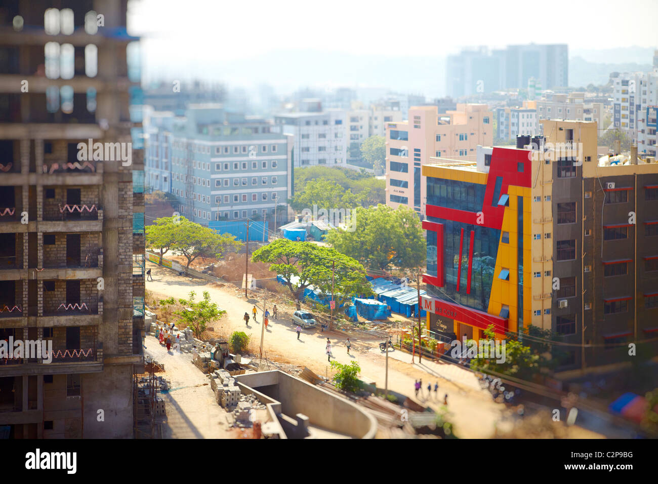India, Hyderabad, development, growth, business, colour, color, vibrant ...