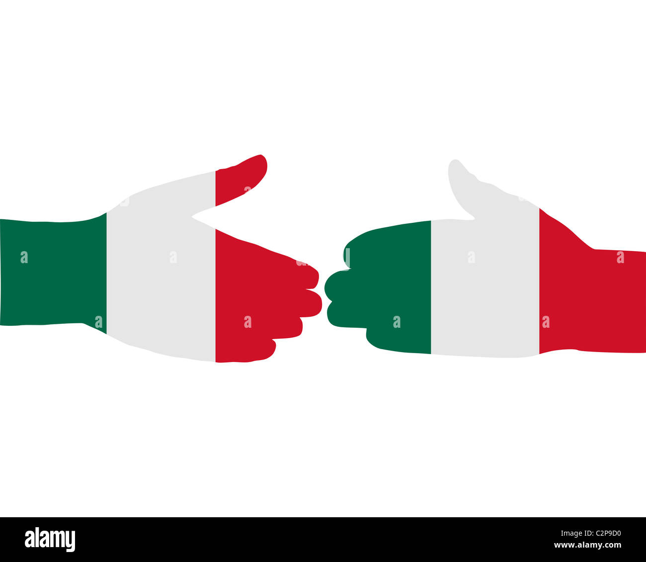 Mexico flag handshake hi-res stock photography and images - Alamy