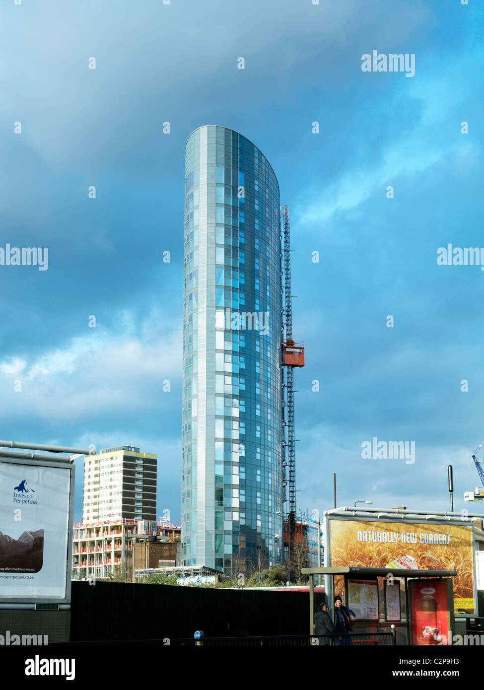 London & Quadrant Housing Trust Maryland Works Stratford Stock Photo ...